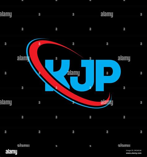 Kjp Logo Kjp Letter Kjp Letter Logo Design Initials Kjp Logo Linked With Circle And Uppercase