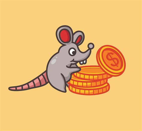 Cute Mouse Sign Of Corruption Vector Art At Vecteezy