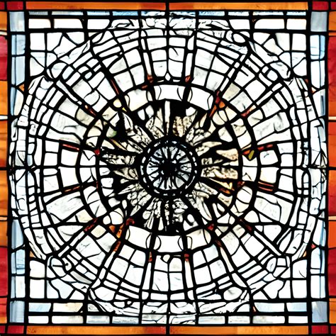 Stained Glass Window With Knight · Creative Fabrica