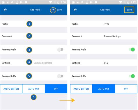 Note Prefix And Suffixes Fields Are Case Sensitive