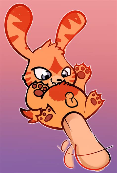 Rule 34 Balls Blue Eyes Gay Gay Sex Katsuma Katsuma Species Moshi Monsters Orange Fur Paws