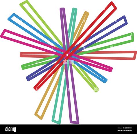 Circular And Radial Abstract Mandalas Motifs Decoration Design Elements With Spectrum Colors