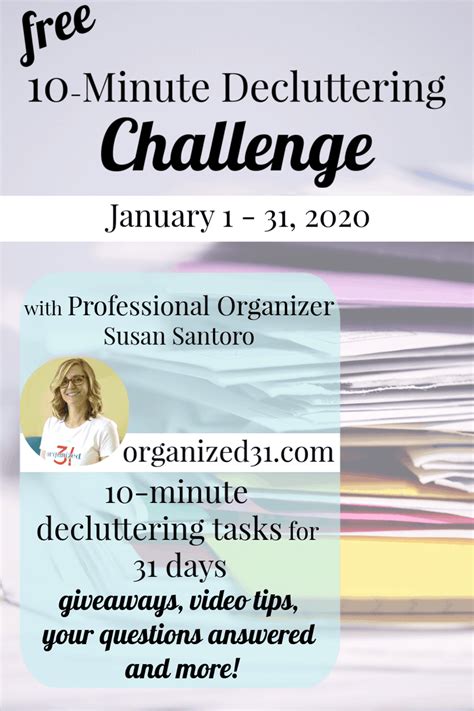 31 Day Declutter Challenge In 10 Minutes A Day Open Edutalk