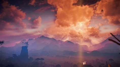 배경 화면 구름 분위기 낮 잔광 자연 세계 조명 황혼 고지 일몰 햇빛 Natural Landscape 적운 해돋이 대기 현상 수평선 아침에