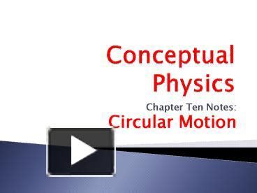 Conceptual Physics Presentation Free To Download