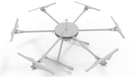 Hexacopter Drone 3d Model In 3d Free 3d Model Obj Fetchcfd