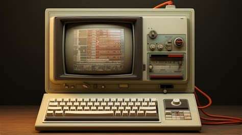 Premium Photo Old Personal Computer