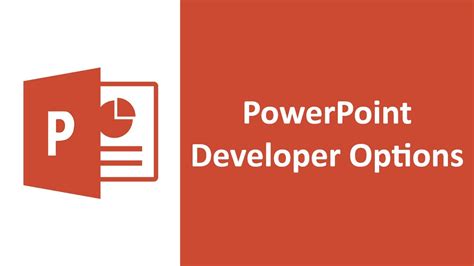 How To Enable Powerpoint Developer Options Youtube