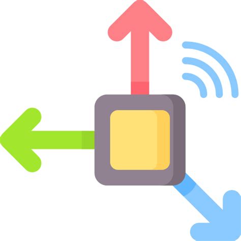 Accelerometer Sensor Special Flat Icon