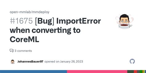 Bug Importerror When Converting To Coreml · Issue 1675 · Open Mmlabmmdeploy · Github