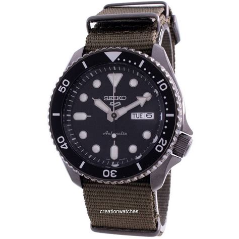 Seiko 5 автоматических мужских часов в спортивном стиле SRPD65K4 100M ...
