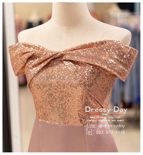 ชุดไปงานแต่งคนอ้วน ชุดราตรีคนอวบสวยๆ แบบมีแขน กระโปรงผ่าหน้า เรียบหรูดูแพง พร้อมส่ง Pfl179 3xl