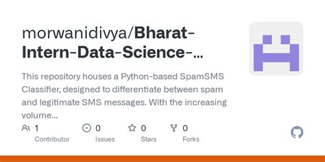 github morwanidivya bharat intern data science internship task 1 sms