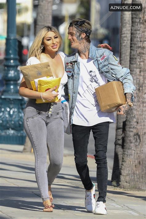 Melanie Martin And Aaron Carter Show Off Her Engagement Ring While