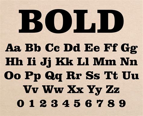 Bold Serif Font Block Font Block Style Font Block Script Font Serif