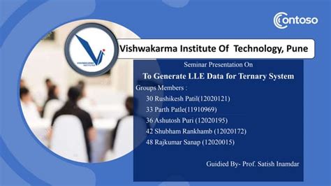 To Generate Lle Data For Ternary System Ppt