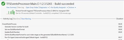 Making The Drops Location For A Tfs Build Match The Assembly Version Number Black Marble