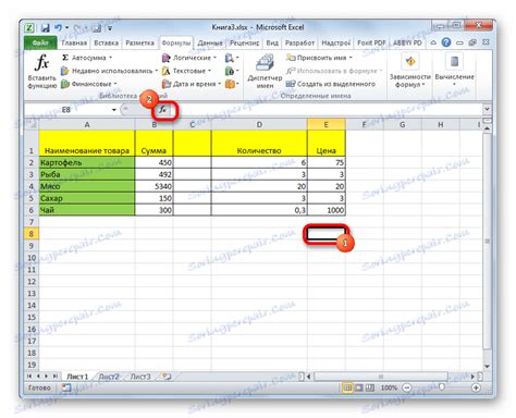 Funkcija Account U Programu Excel