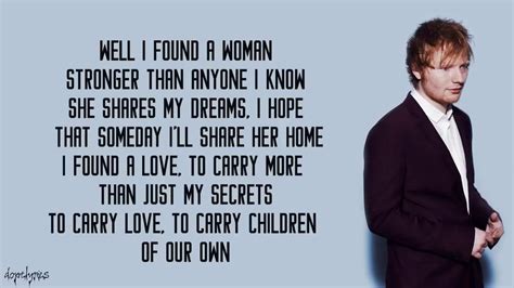 Perfect Ed Sheeran Lyrics Youtube