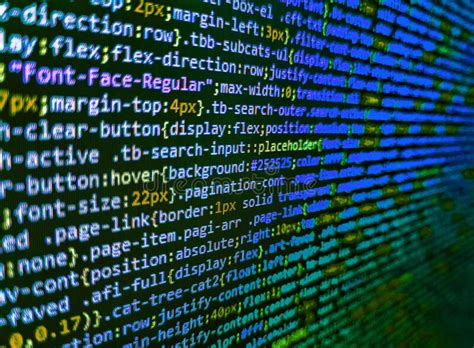 Programmer Typing New Lines Of Html Code Screen Of Code For Overlay