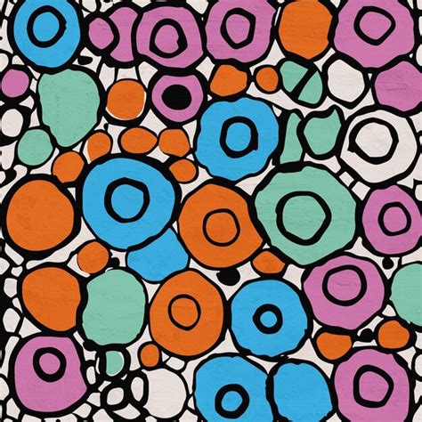 Premium Photo Colorful Retro Dots Pattern