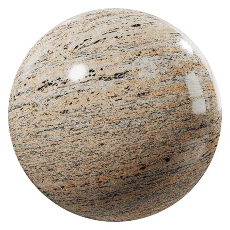 광택 화강암 돌 질감 밝은 오렌지색 Poliigon