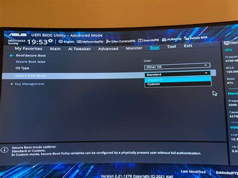 Secure Boot Enable Disable R Asus