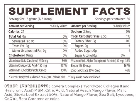CoVera Collagen II High Performance Elixir Island Paradise