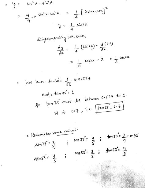 How To Differentiate Cos Square X Sine Square X How To Solve Tan 35