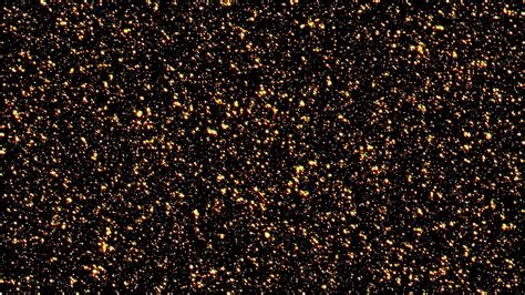 loop moving gold stars particles on black background 10681734 stock