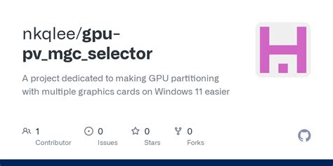 Github Nkqleegpu Pvmgcselector A Project Dedicated To Making Gpu