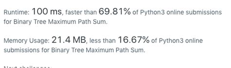Leetcode Hard Binary Tree Max Path Sum Ctoを目指す日記