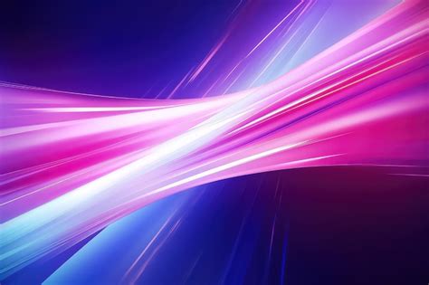 Premium Ai Image Abstract Multi Colored Waves On Dark Background