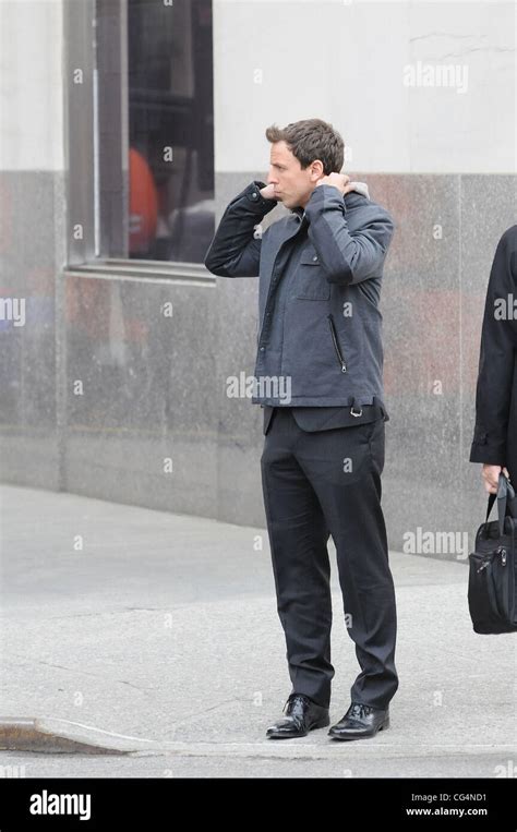 Seth Meyers On The Set Of I Don T Know How She Does It In Manhattan