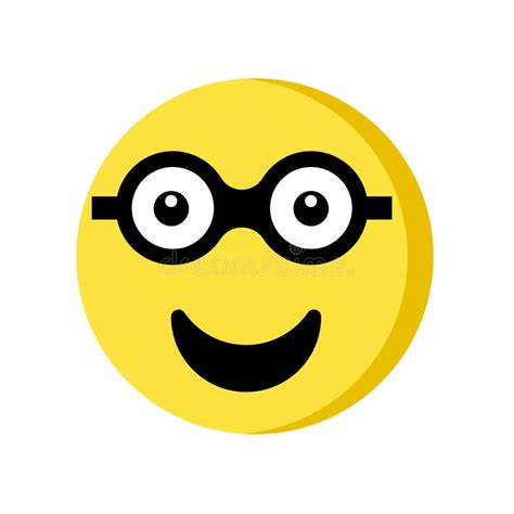 Nerd Icon Vector Isolated On White Background Nerd Sign Stock Vector Illustration Of Hipster