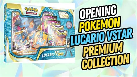 Pokemon Lucario Vstar Premium Collection Opening Youtube