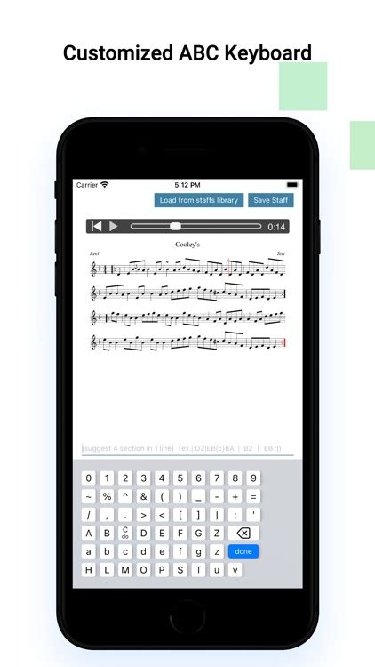 ABC Notation Staff Editor By Ping Yan