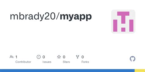 github mbrady20 myapp