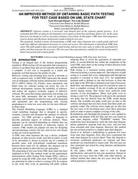 Pdf An Improved Method Of Obtaining Basic Path Testing For Test Case