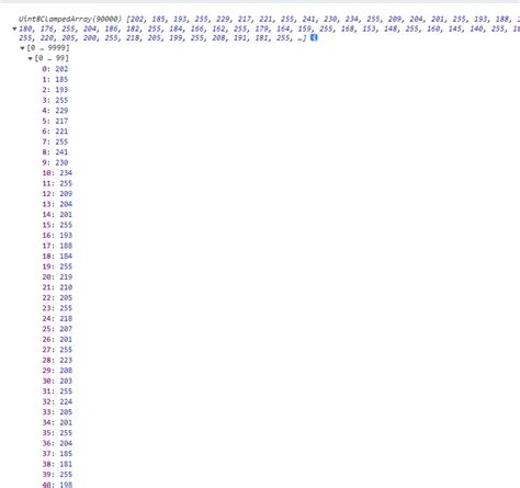 Canvas 使用getimagedata方法获取canvas的每一个像素点的rgba值。以及如何提取该像素点的rgba值