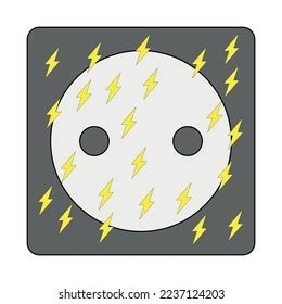 Short Circuit Faulty Socket Wiring Problem Stock Vector Royalty Free 2237124203 Shutterstock