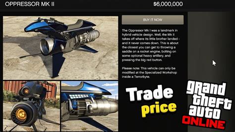 How To Get Oppressor Mk2 Trade Price