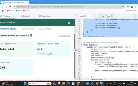 Gfg160 Dsa Codingchallenge Problemsolving Geekstreak2024 R Divya
