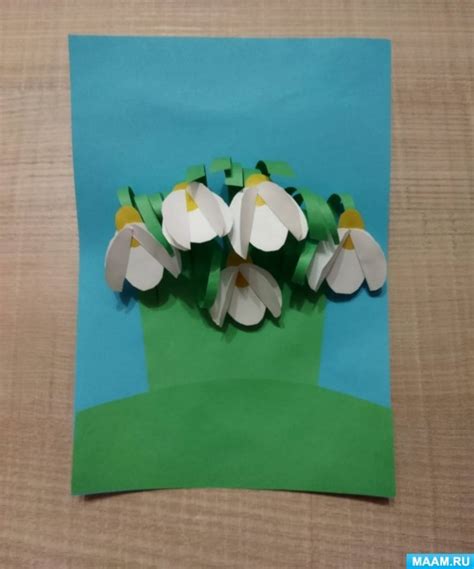 Мастер класс по аппликации «Весенние первоцветы 8 фото Воспитателям детских садов школьным