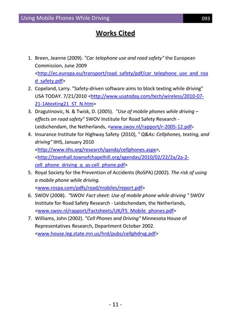 Using Mobile Phones While Driving Effects And Solutions Pdf