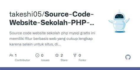 Source Code Website Sekolah PHP MySQL README Md At Main Takeshi05