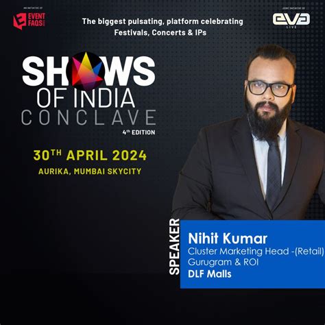 Nihit Kumar On Linkedin Heartfelt Thank You To Shows Of India And Event Faqs For Curating An
