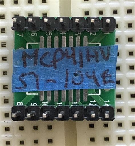 Mcp41hvx1 Digital Potentiometer For Arduino 10 Steps With Pictures