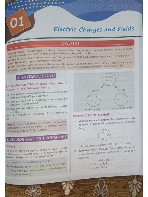 Electrostatics Notes Pdf
