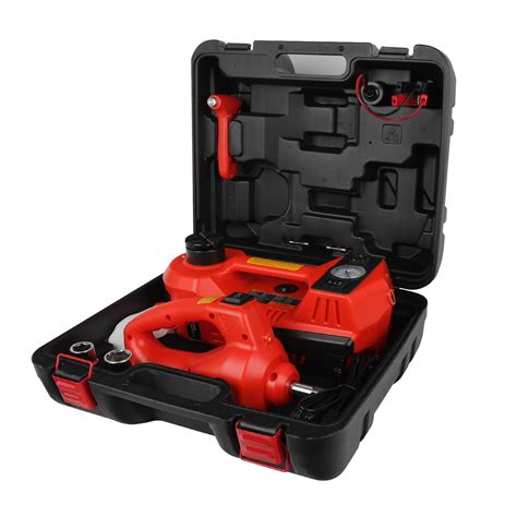 Hydraulic Car Jack Kit 5 Ton Vehicle Car Lift With Integrated Air Pump Impact Wrench 5 In 1